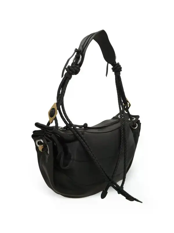 Isabel Marant Étoile Maia Leather Shoulder Bag - Black