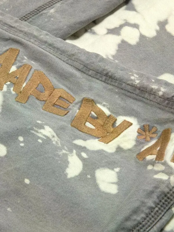 AAPE BY *A BATHING APE Hooded Splatter-patterned Shirt Jacket