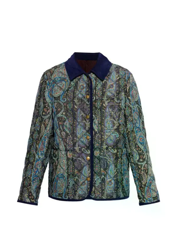 Etro Paisley Collared Jacket