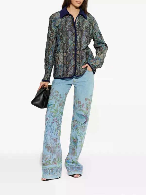 Etro Paisley Collared Jacket