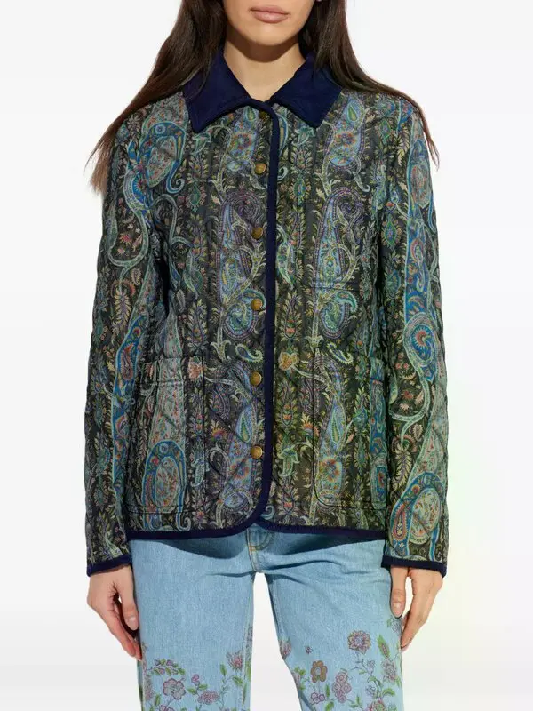Etro Paisley Collared Jacket