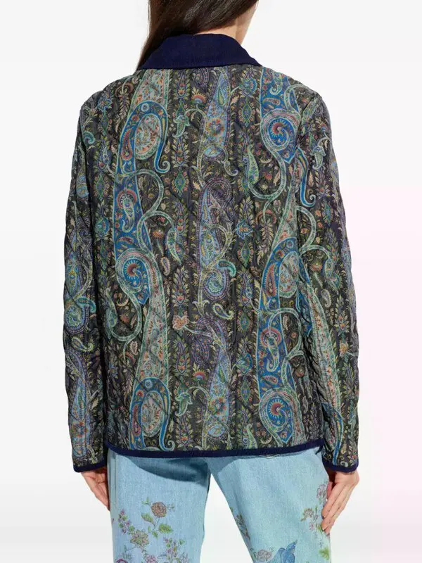 Etro Paisley Collared Jacket