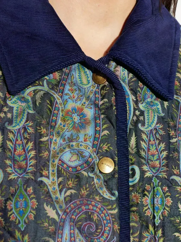 Etro Paisley Collared Jacket