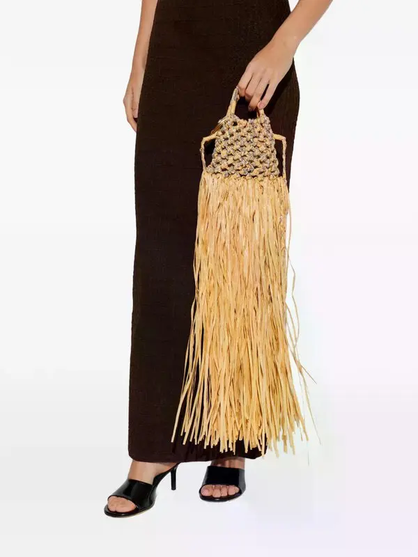 Kurt Geiger Mini Macrame Crystal Bag