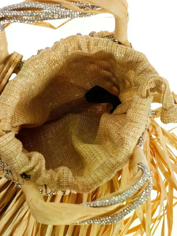 Kurt Geiger Mini Macrame Crystal Bag