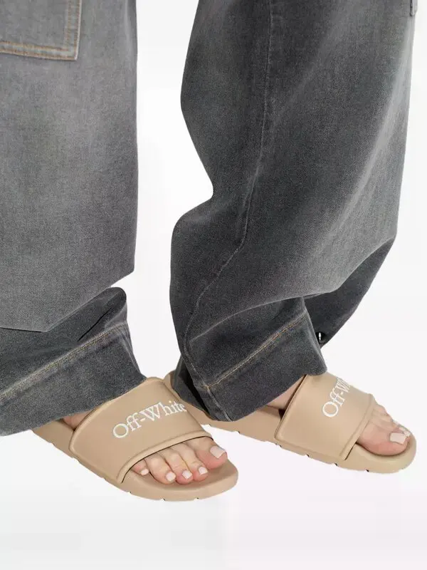Off-White Embossed-logo Slides
