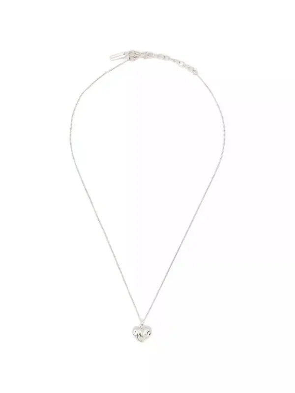 Completedworks Heart Pendant Necklace - Silver