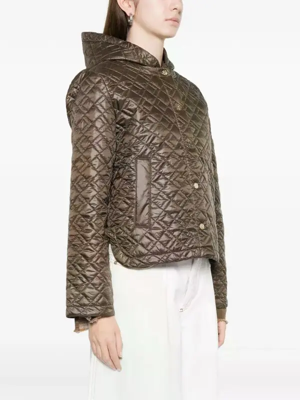 Marella Quilted Hooded Jacket