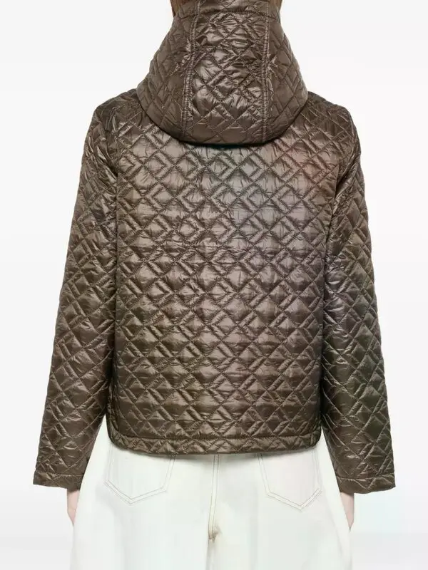 Marella Quilted Hooded Jacket