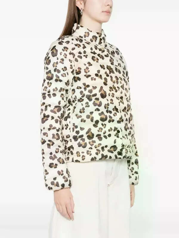 Marella Leopard-print Puffer Jacket