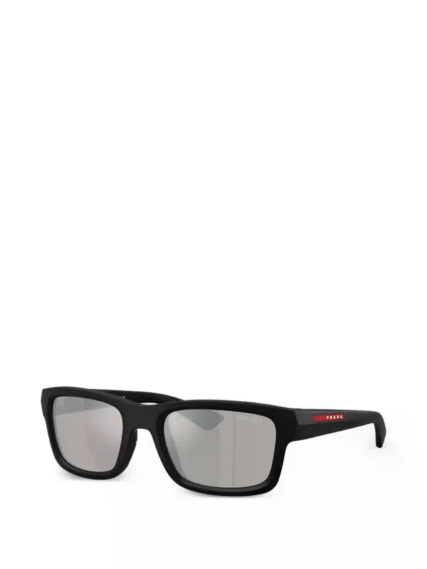 Prada Rectangle-frame Sunglasses - Black