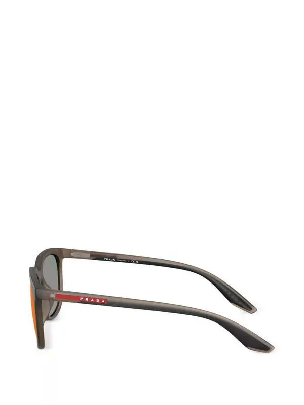 Prada Linea Rossa Square-frame Sunglasses - Grey