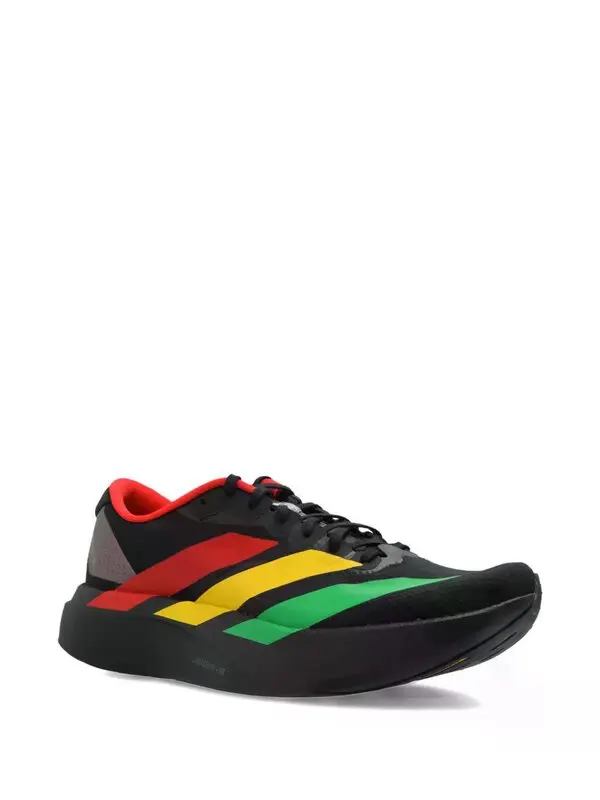 Adidas X Bob Marley Adizero Evo Sl Jamaica 26 Striped Sneakers - Black