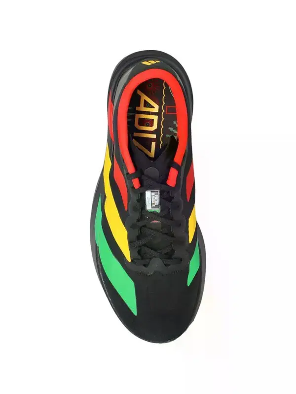 Adidas X Bob Marley Adizero Evo Sl Jamaica 26 Striped Sneakers - Black