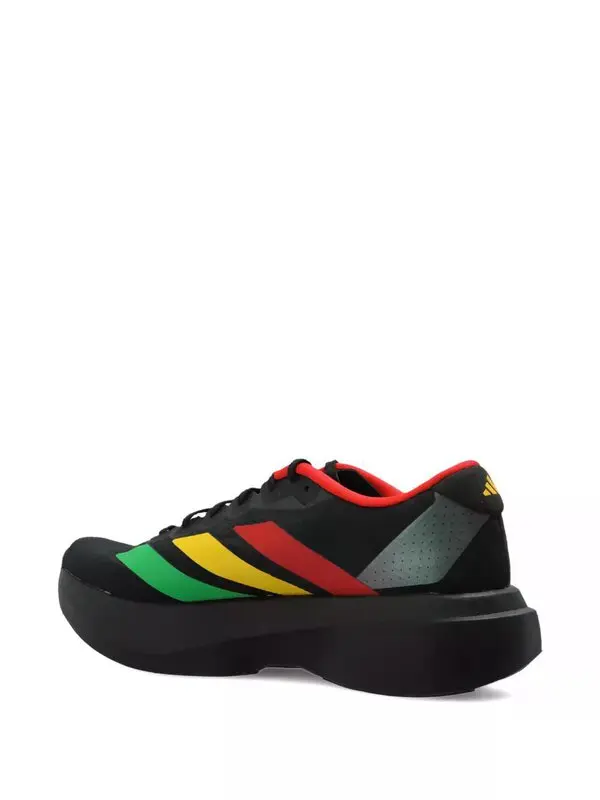 Adidas X Bob Marley Adizero Evo Sl Jamaica 26 Striped Sneakers - Black