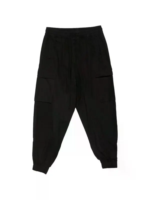 THOM KROM Drawstring Cargo Pants - Black
