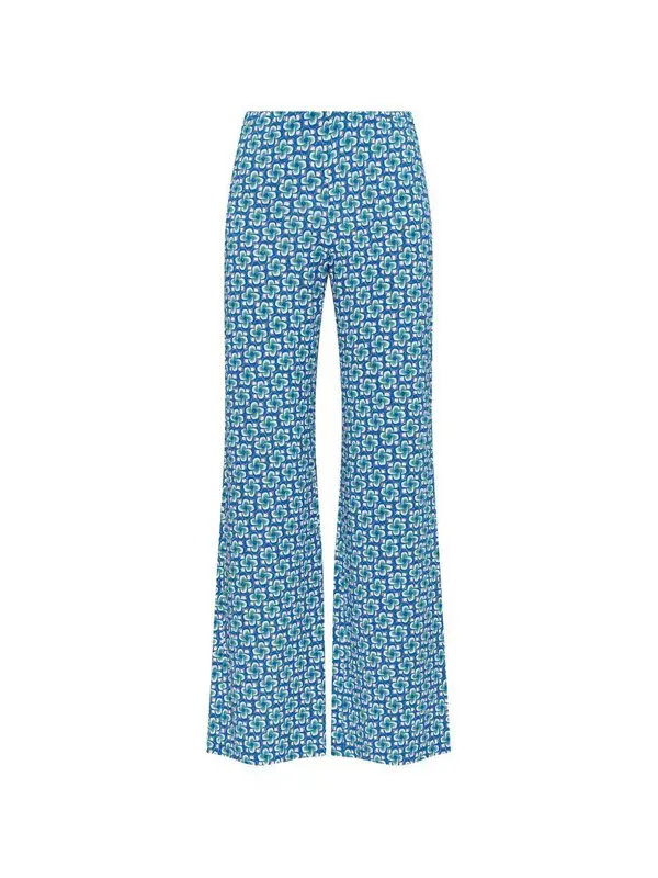 Malìparmi Flared Patterned Trousers