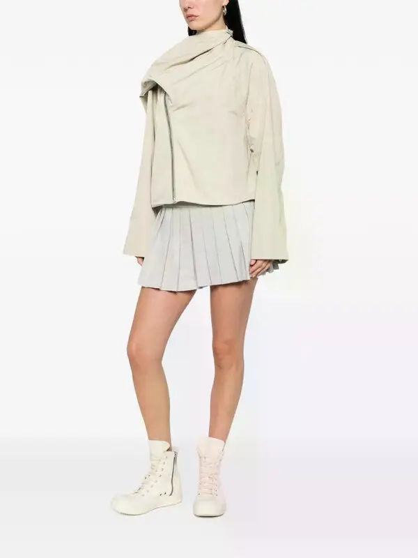 Norma Kamali Pleated Pickleball Mini Skirt