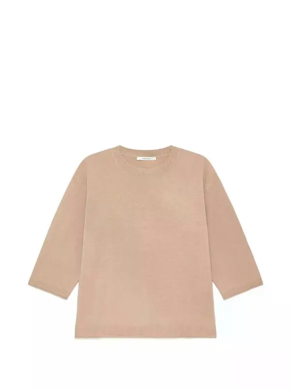 Malìparmi Crew Neck Three-quarter Sleeve Sweater