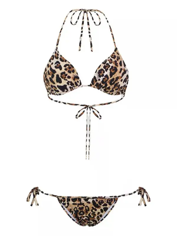 Dsquared2 Wild2 Triangle Bikini Top - Neutrals