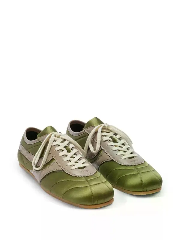 Dries Van Noten Quilted Satin Sneakers