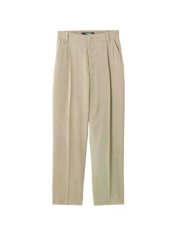 Jacquemus Pleated Trousers - Neutrals