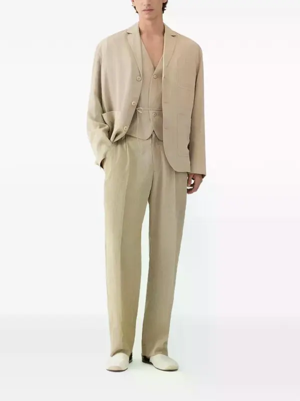 Jacquemus Pleated Trousers - Neutrals