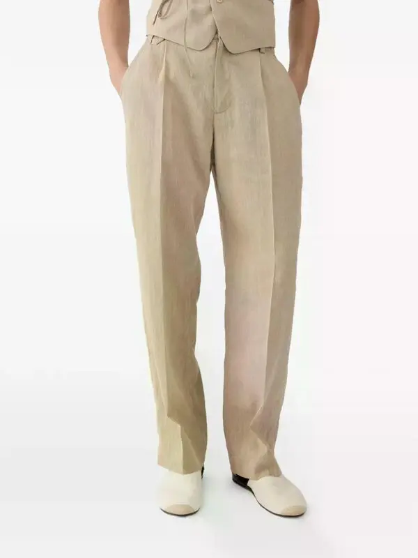 Jacquemus Pleated Trousers - Neutrals