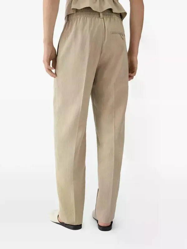 Jacquemus Pleated Trousers - Neutrals