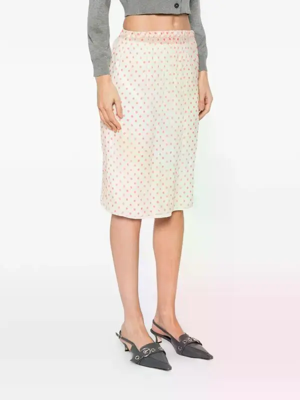 N°21 Polka Dot Midi Skirt