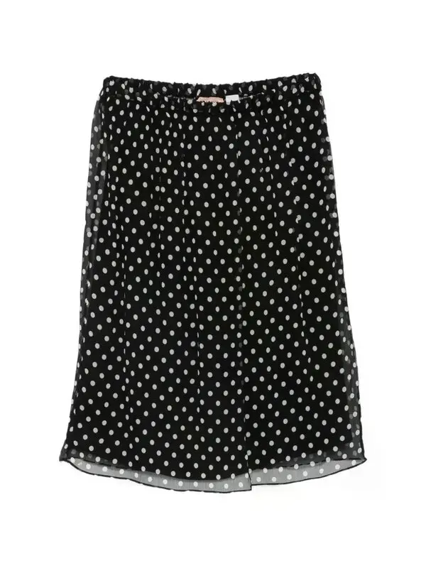 N°21 Elasticated Waistband Mini Skirt - Black