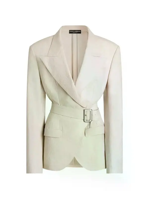 Dolce & Gabbana Single-breasted Belted Jacket