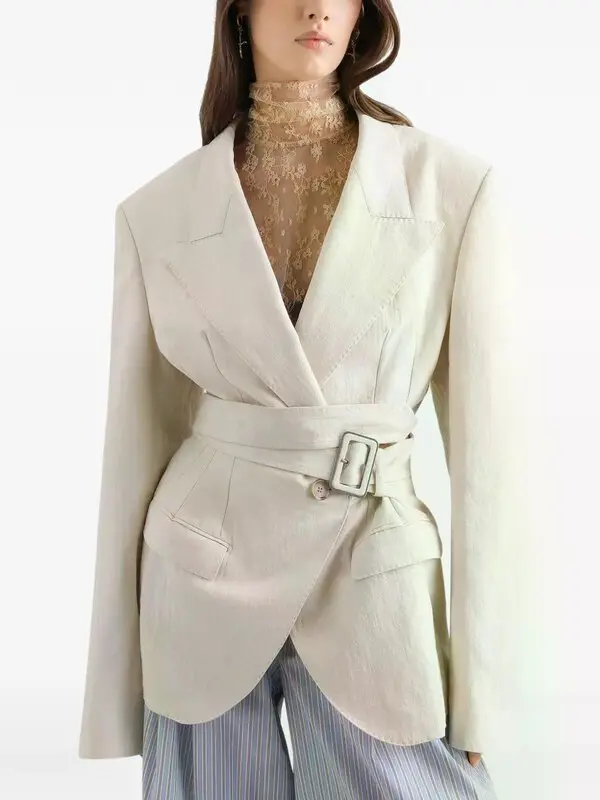 Dolce & Gabbana Single-breasted Belted Jacket