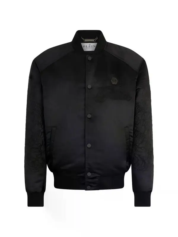Philipp Plein Rear-embroidered Bomber Jacket