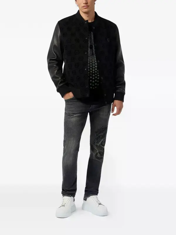 Philipp Plein Monogram Bomber Jacket