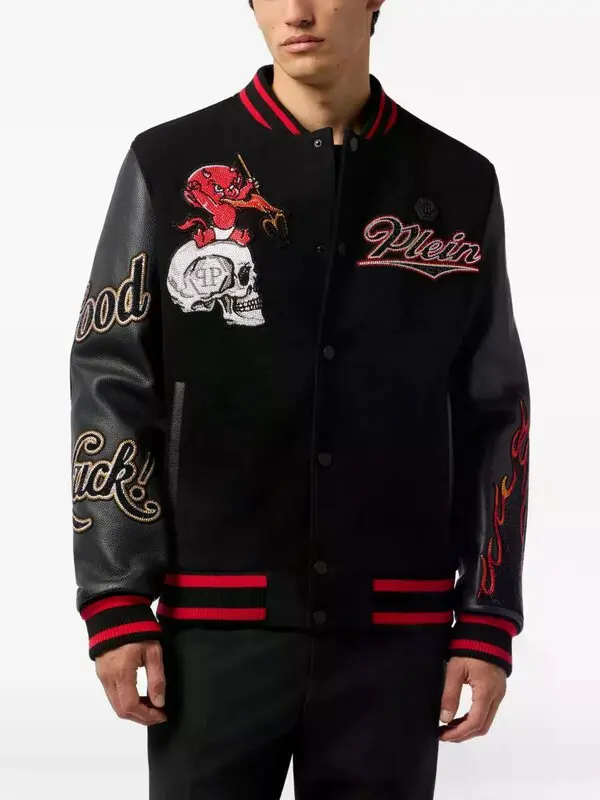 Philipp Plein Skull-detail Bomber Jacket