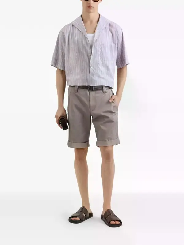 Dolce & Gabbana Striped-pattern Short-sleeve Shirt