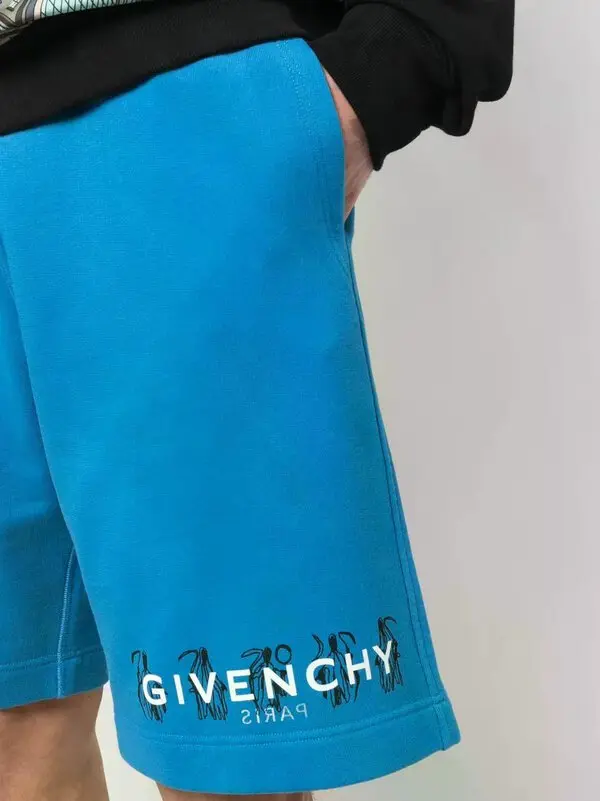 Givenchy Logo Print Shorts