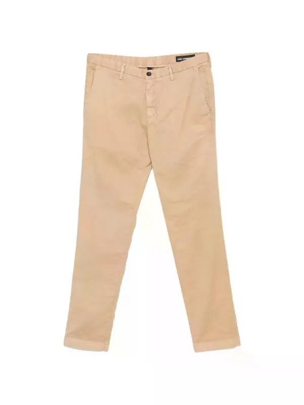 Karl Lagerfeld Button Trousers - Neutrals