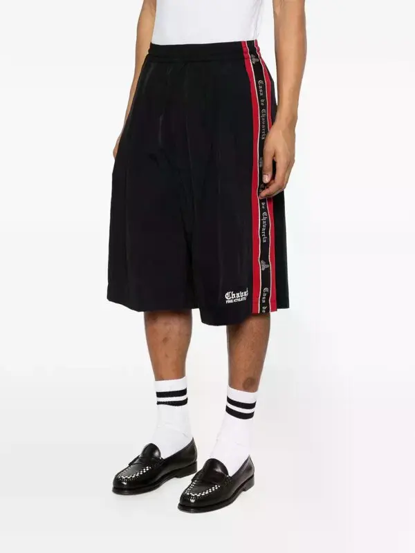 WILLY CHAVARRIA Logo-embroidered Shorts