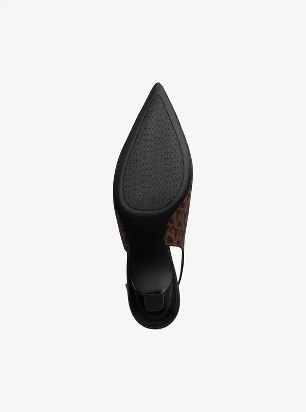 Michael Kors Amali Logo Pump - Brown