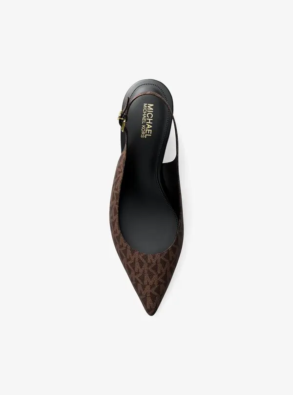 Michael Kors Amali Logo Pump - Brown