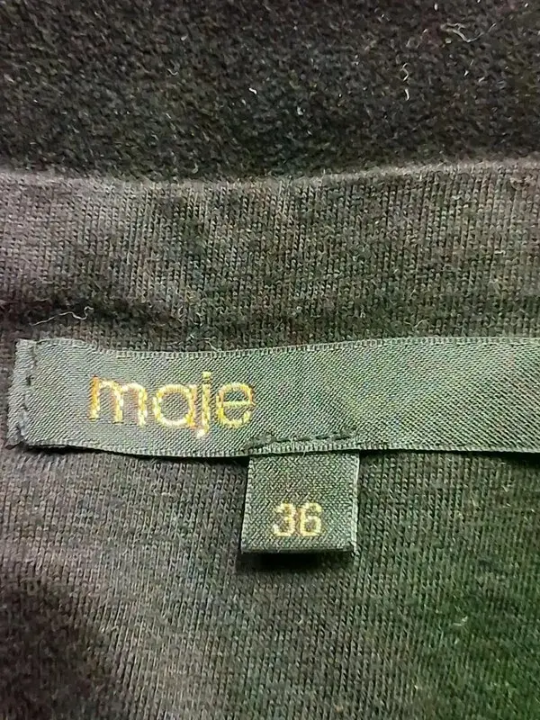 Maje Stud-embellished Mini Skirt
