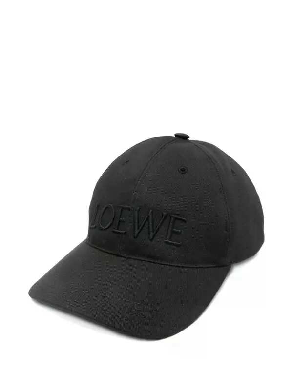 Loewe Logo-motif Hat - Black