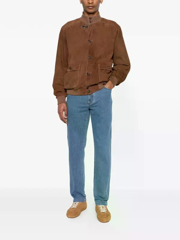 Zegna Roccia Straight Leg Jeans - Blue