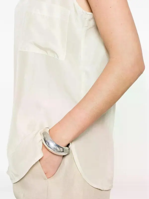 Barena Venezia Pocket Sleeveless Top - Neutrals