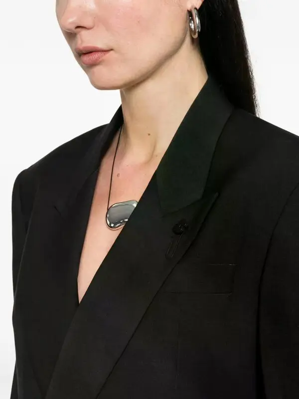 LARDINI Cameron Double-breasted Blazer - Black