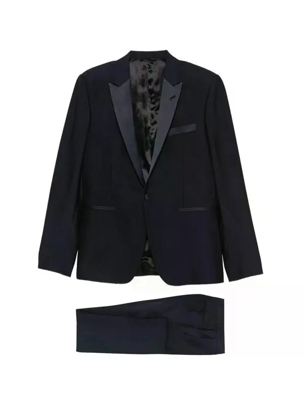 REVERES 1949 Shawl-collar Suit - Blue