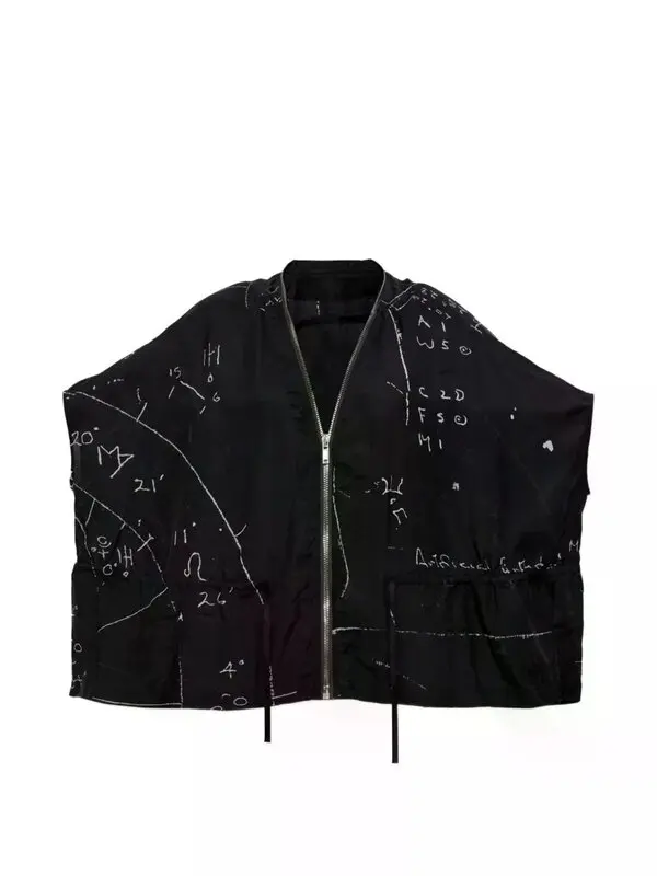 Rick Owens Printed Zip Jacket