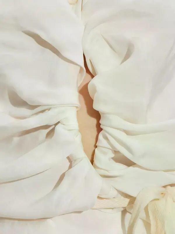 MAISON MARGIELA Tie-waist Shirt - Neutrals